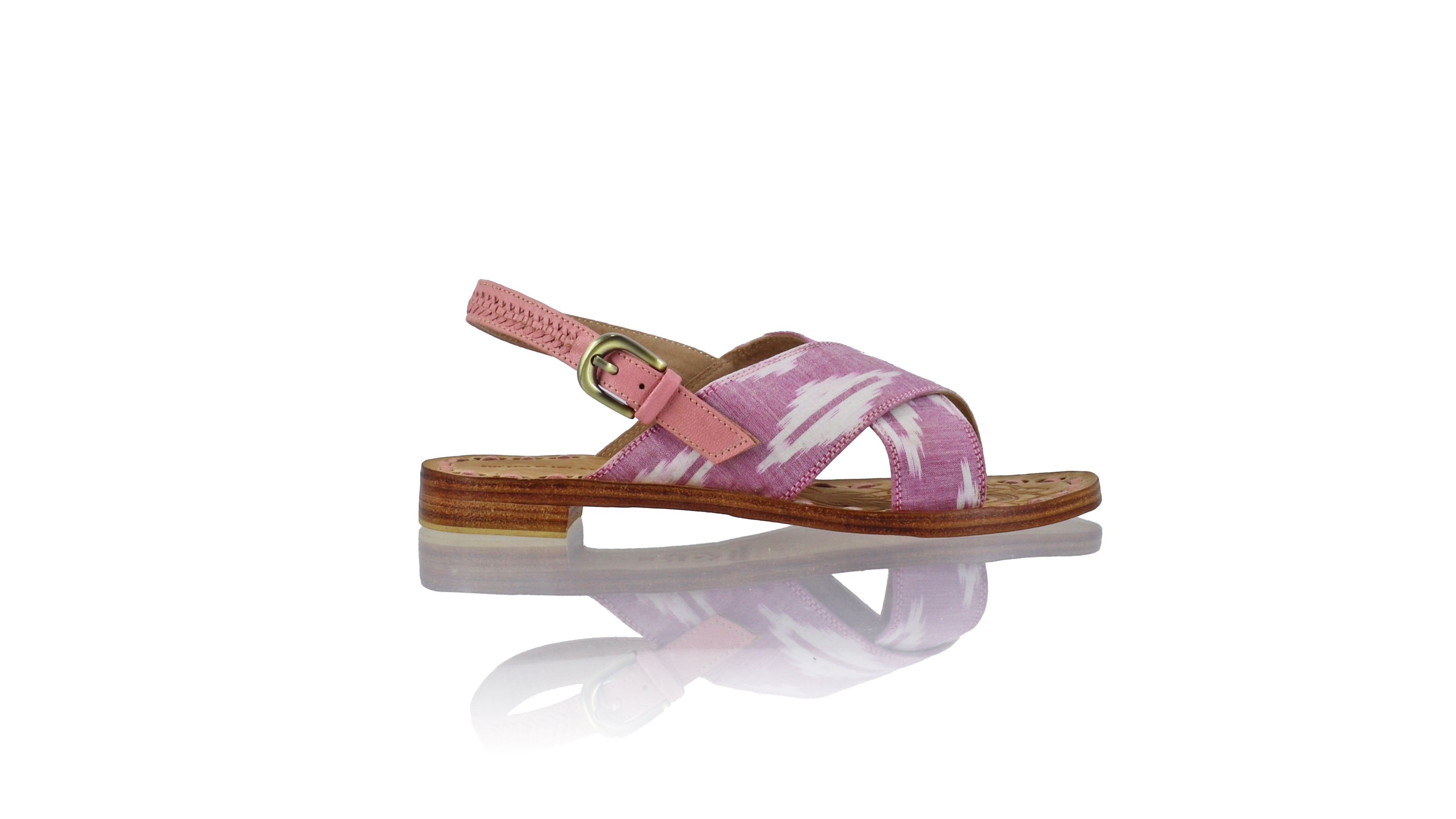 Ines Strap 20mm Flat - Soft pink & Pink Pioni Endek – NILUH DJELANTIK